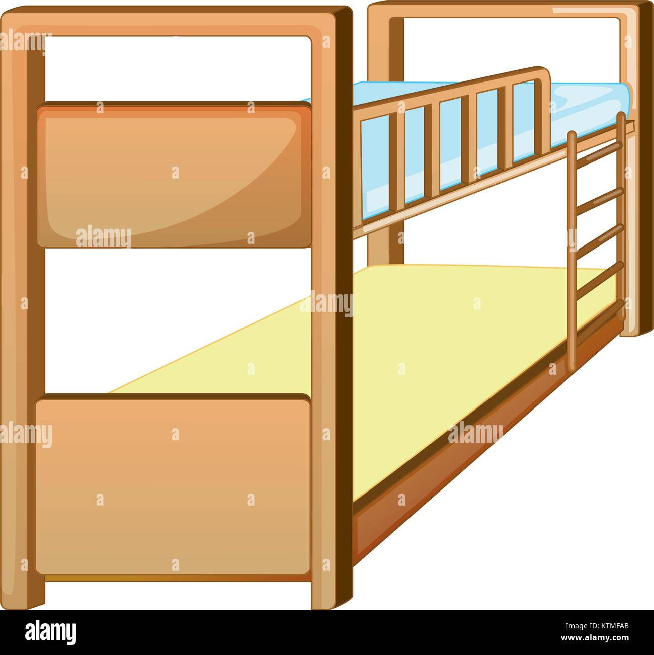 Illustration of an isolated bunk bed Stock Vector Image & Art - Alamy