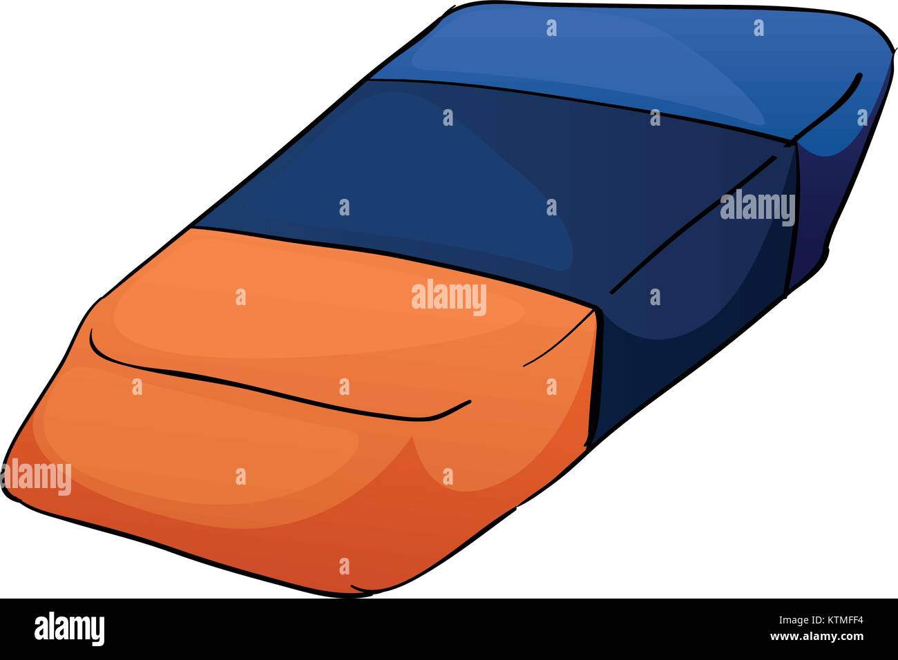 Illustration of a rubber on a white background Stock Vector Image & Art ...