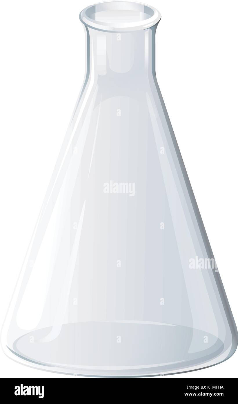 Illustration of scientific glassware - flask Stock Vector Image & Art ...