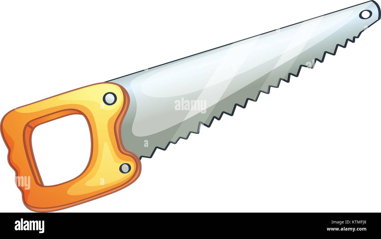 Illustration of an isolated saw Stock Vector Image & Art - Alamy
