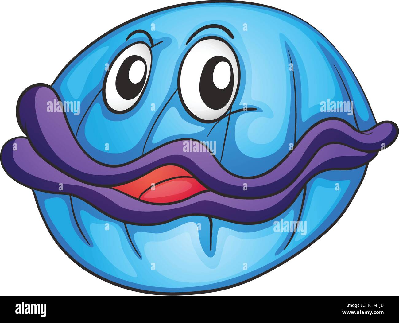 illustration of a shell fish on a white background Stock Vector Image ...