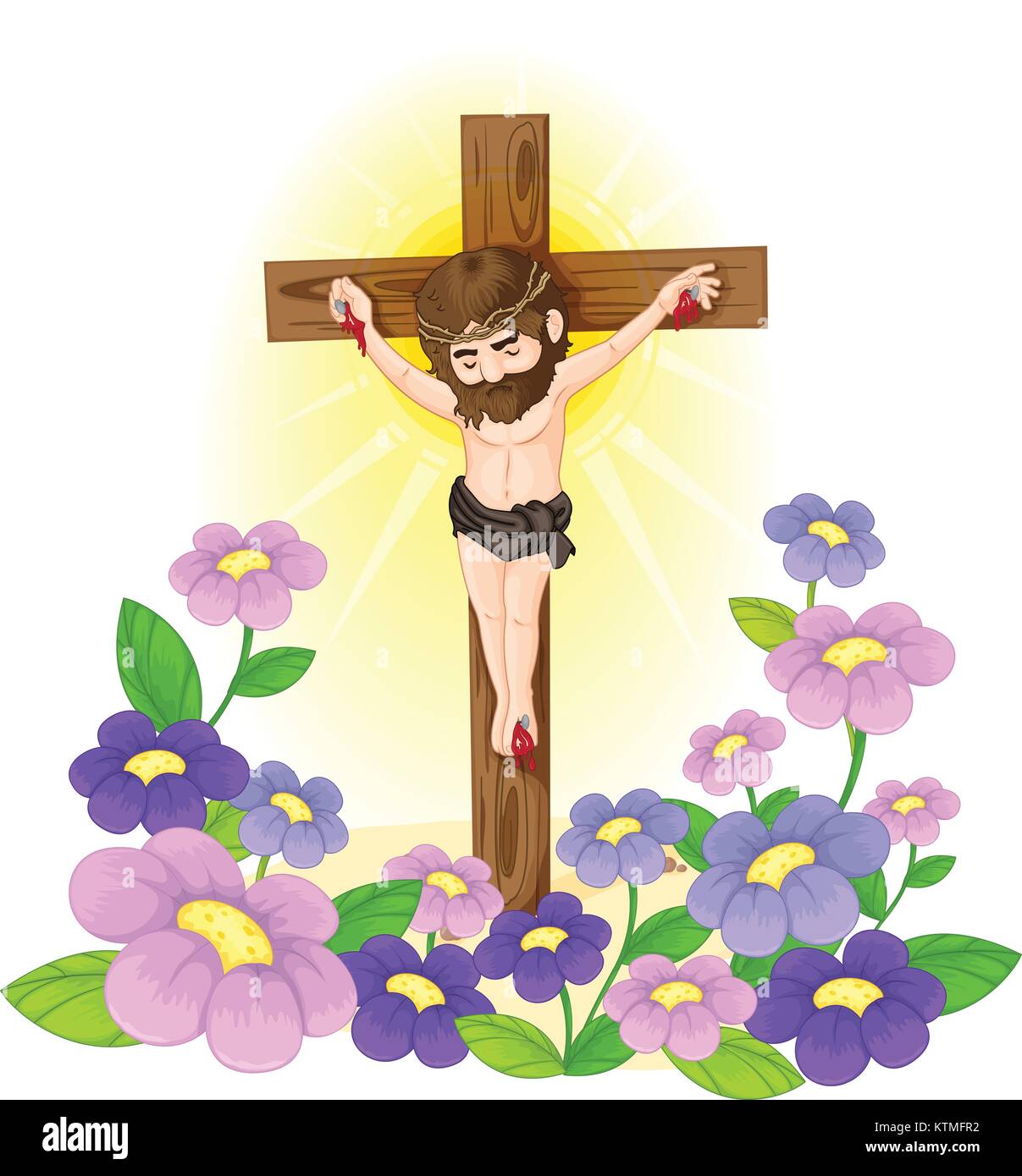 Death christ hanging Stock Vector Images - Alamy