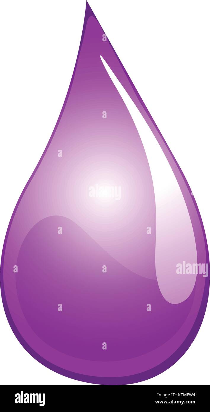 Illustration of a purple drop Stock Vector Image & Art - Alamy