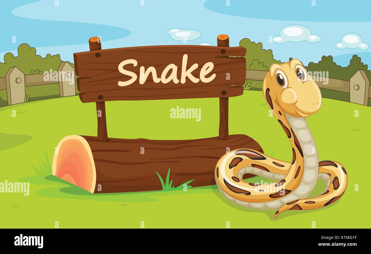 Illustration of animal enclosure at the zoo Stock Vector Image & Art ...