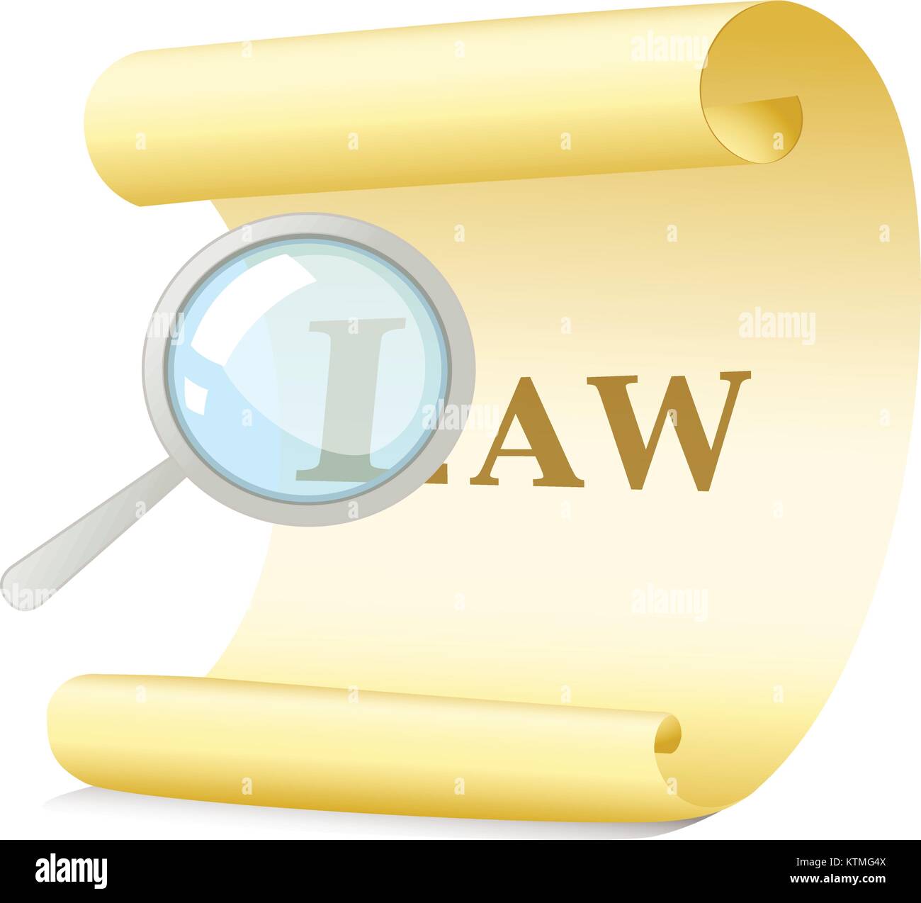 Illustration of a law search concept Stock Vector Image & Art - Alamy