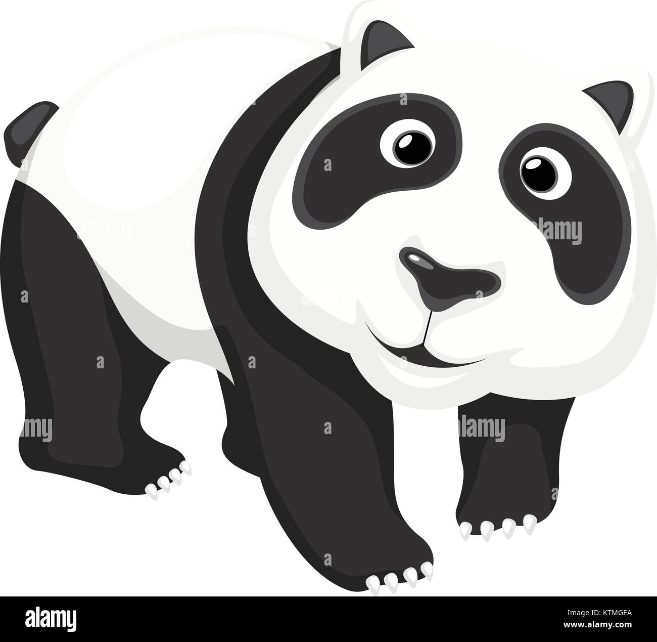 Illustration of a cute panda bear Stock Vector Image & Art - Alamy