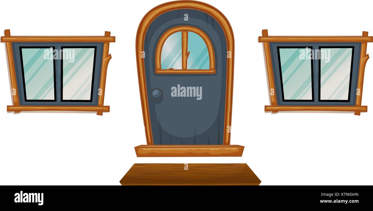 Curved building windows Stock Vector Images - Alamy