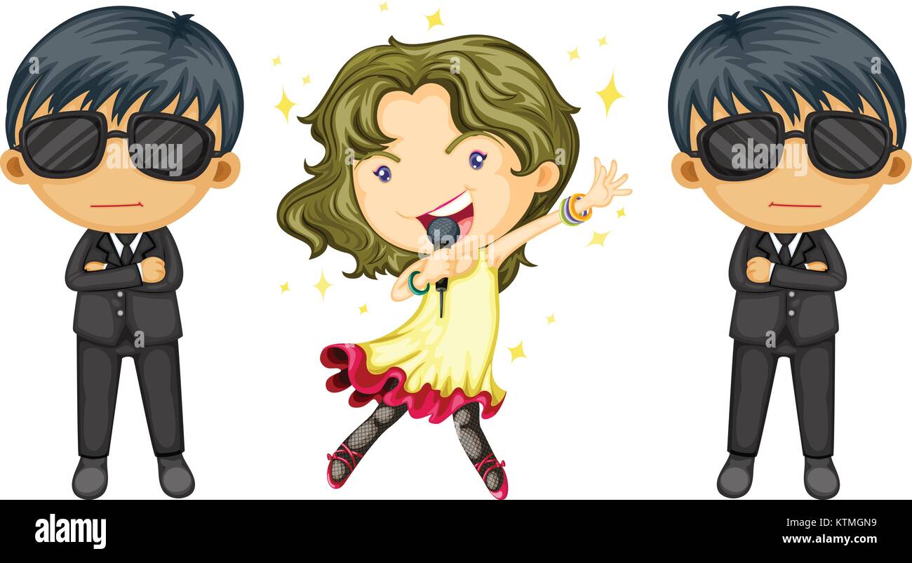 Body Guards Stock Vector Images - Alamy