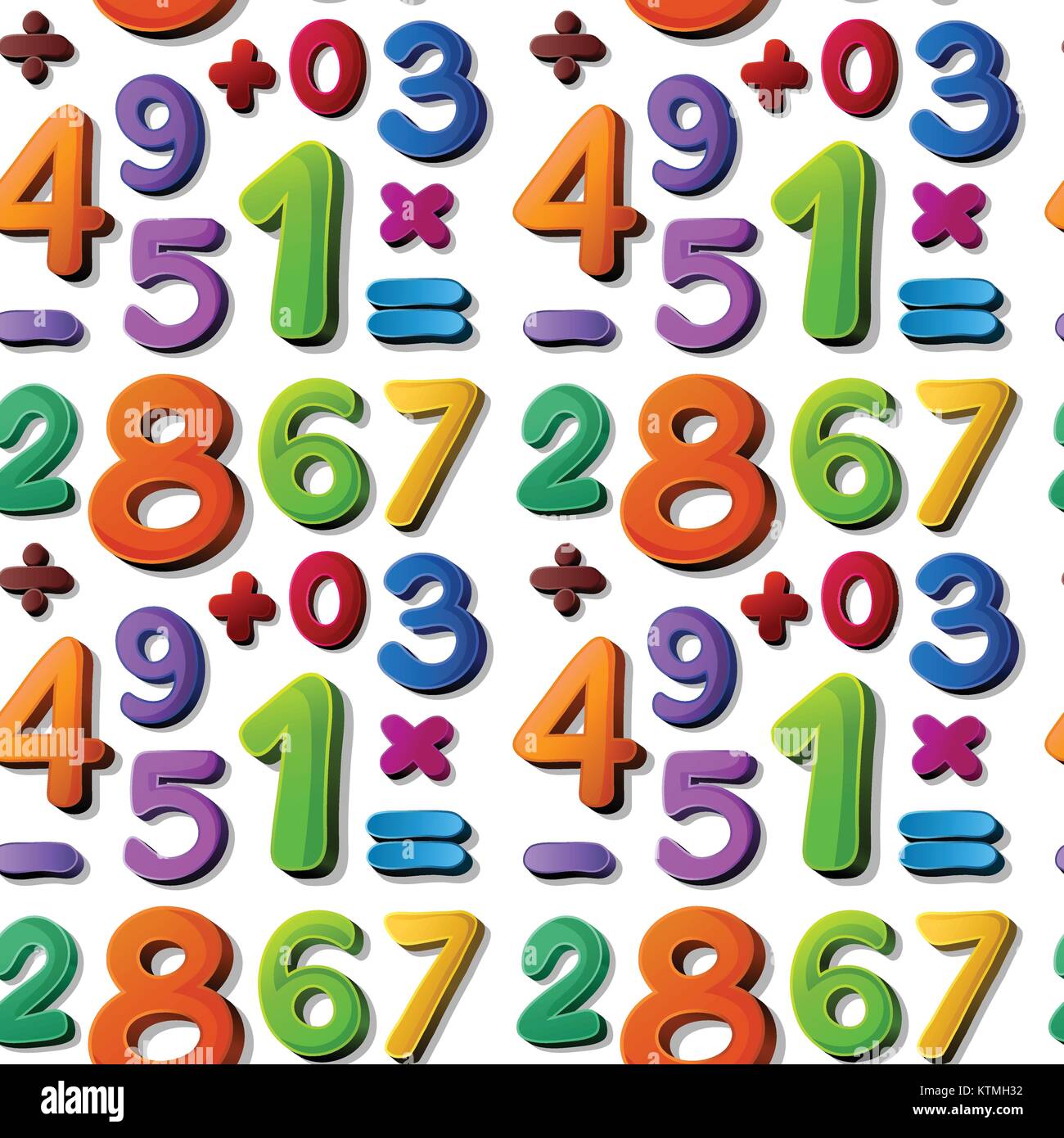 Seamless math symbols vector background hi-res stock photography and ...