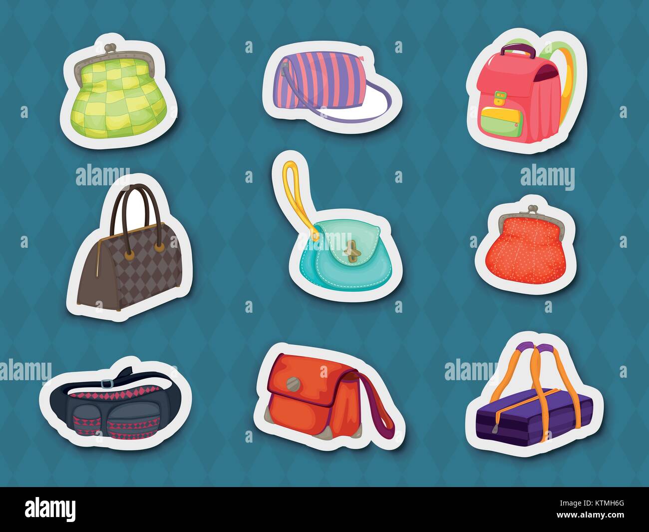 Designer handbag Stock Vector Images - Alamy