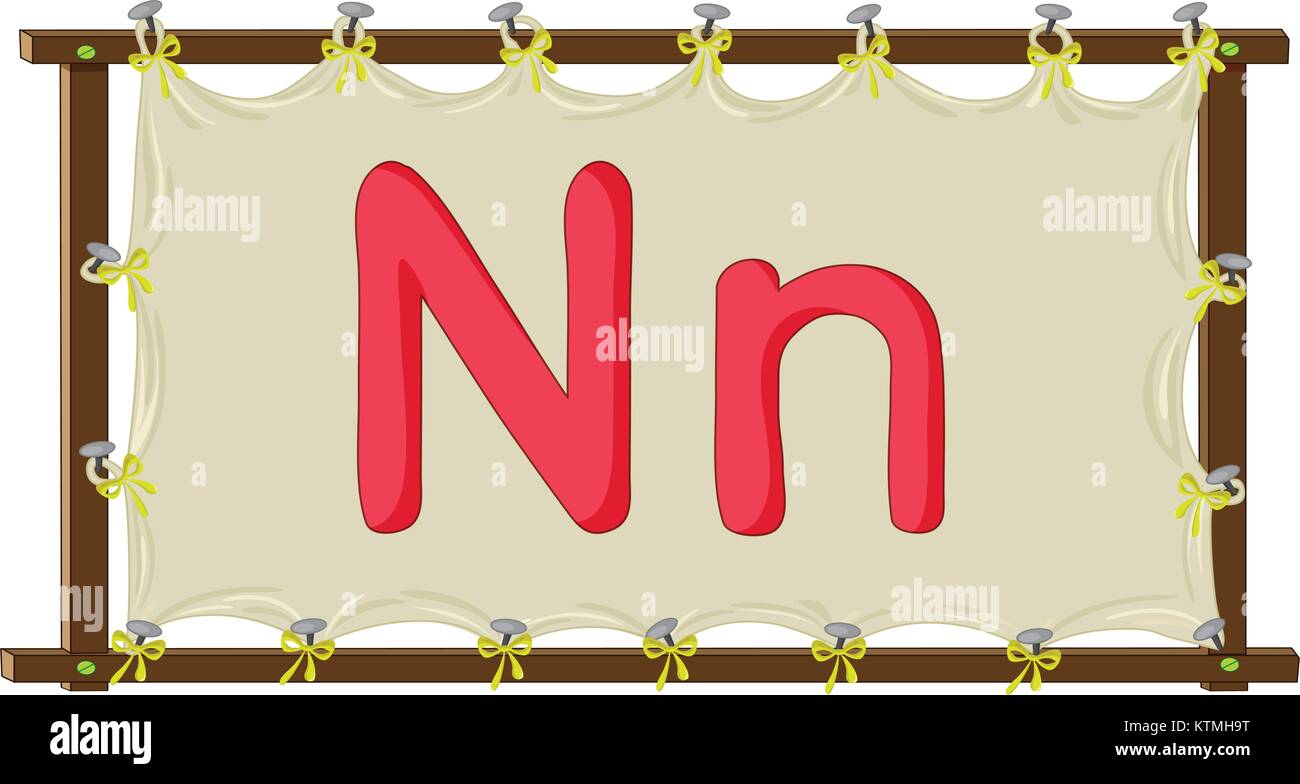 Capital letter n uppercase Stock Vector Images - Alamy