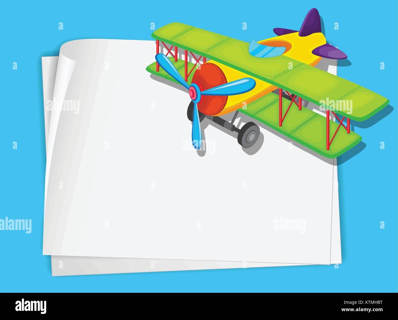 Illustration of a green plane on white Stock Vector Image & Art - Alamy