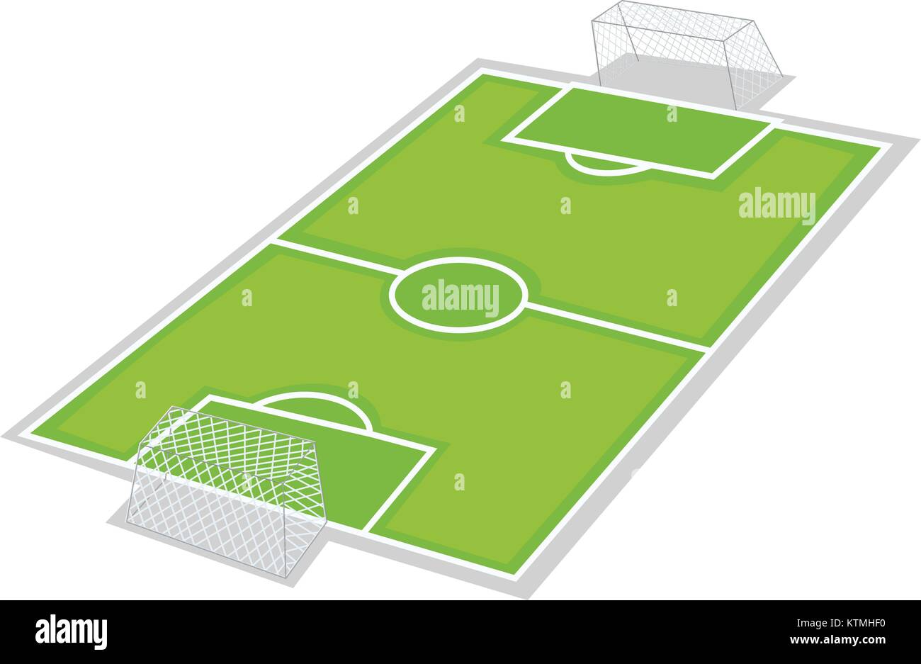 illustration of football ground on a white Stock Vector Image & Art - Alamy