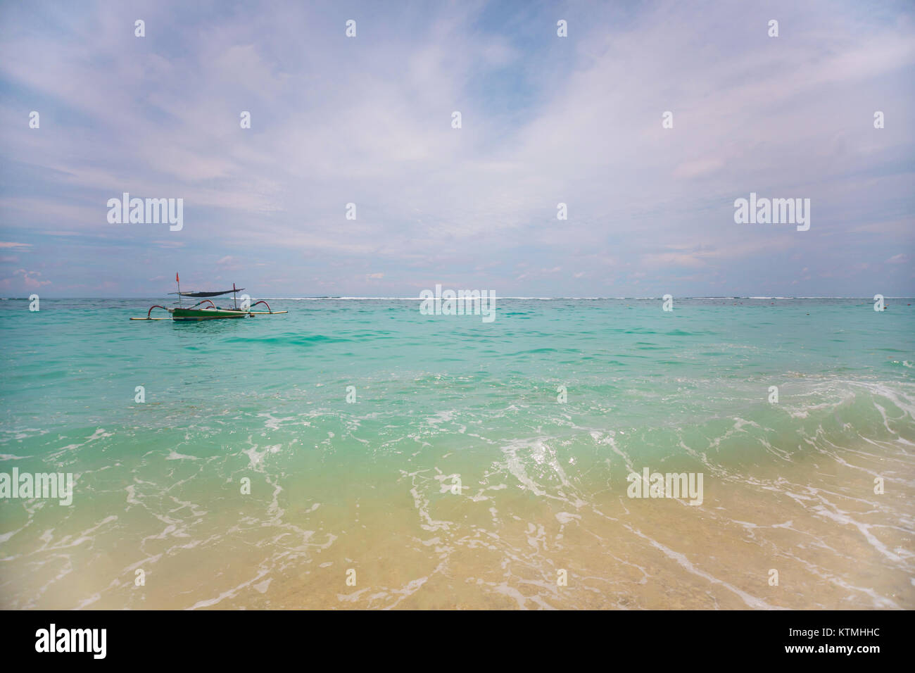 Traditional balinese fishing boat in Bali, Indonesia Stock Photo - Alamy