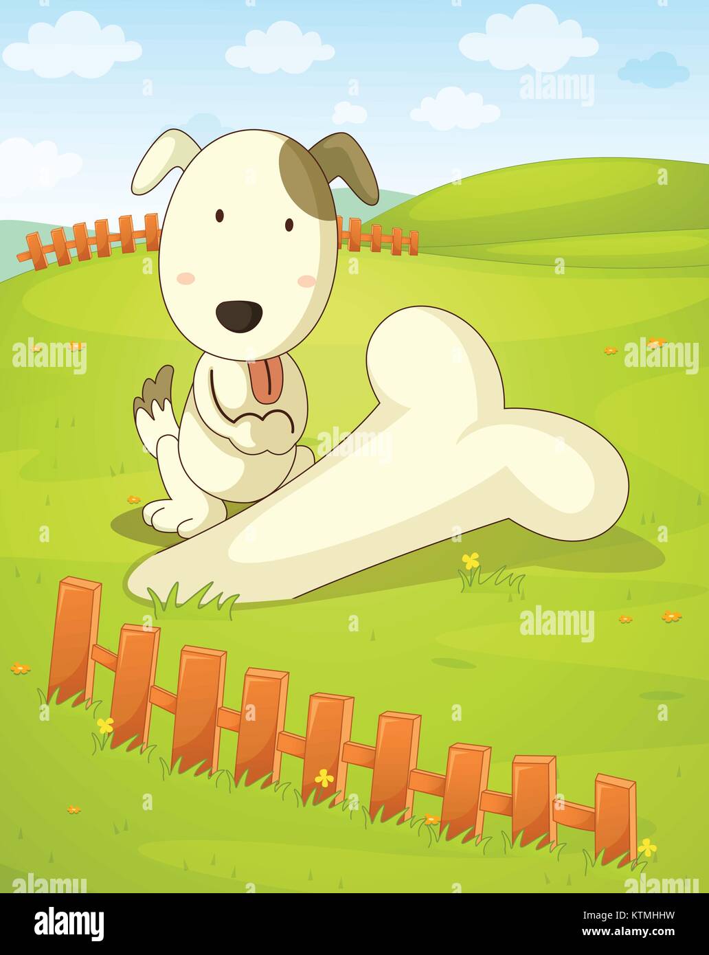 Cartoon dog digging hi-res stock photography and images - Alamy