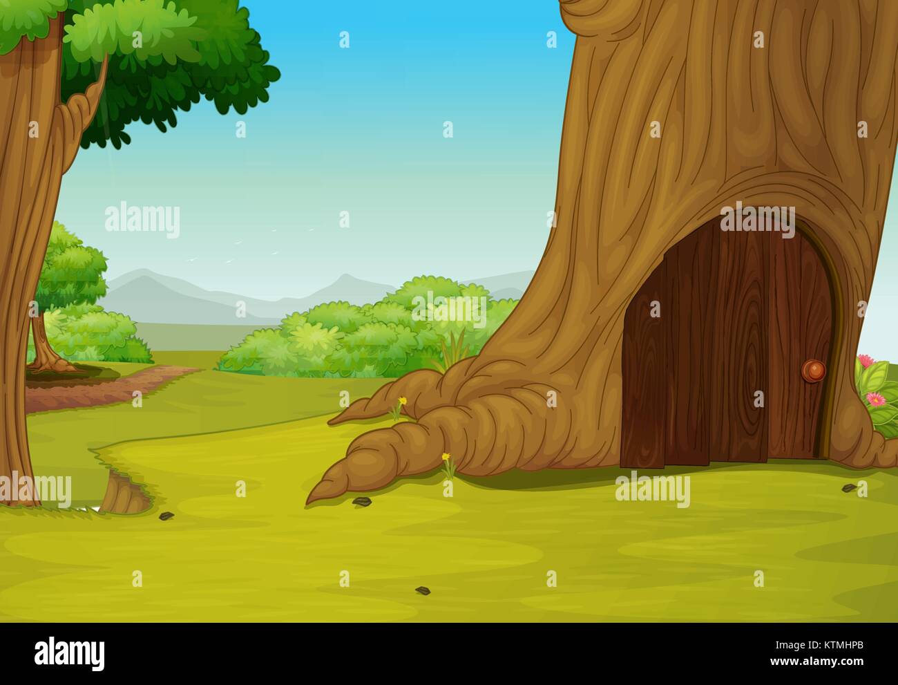 Little tree leaves in Stock Vector Images - Alamy