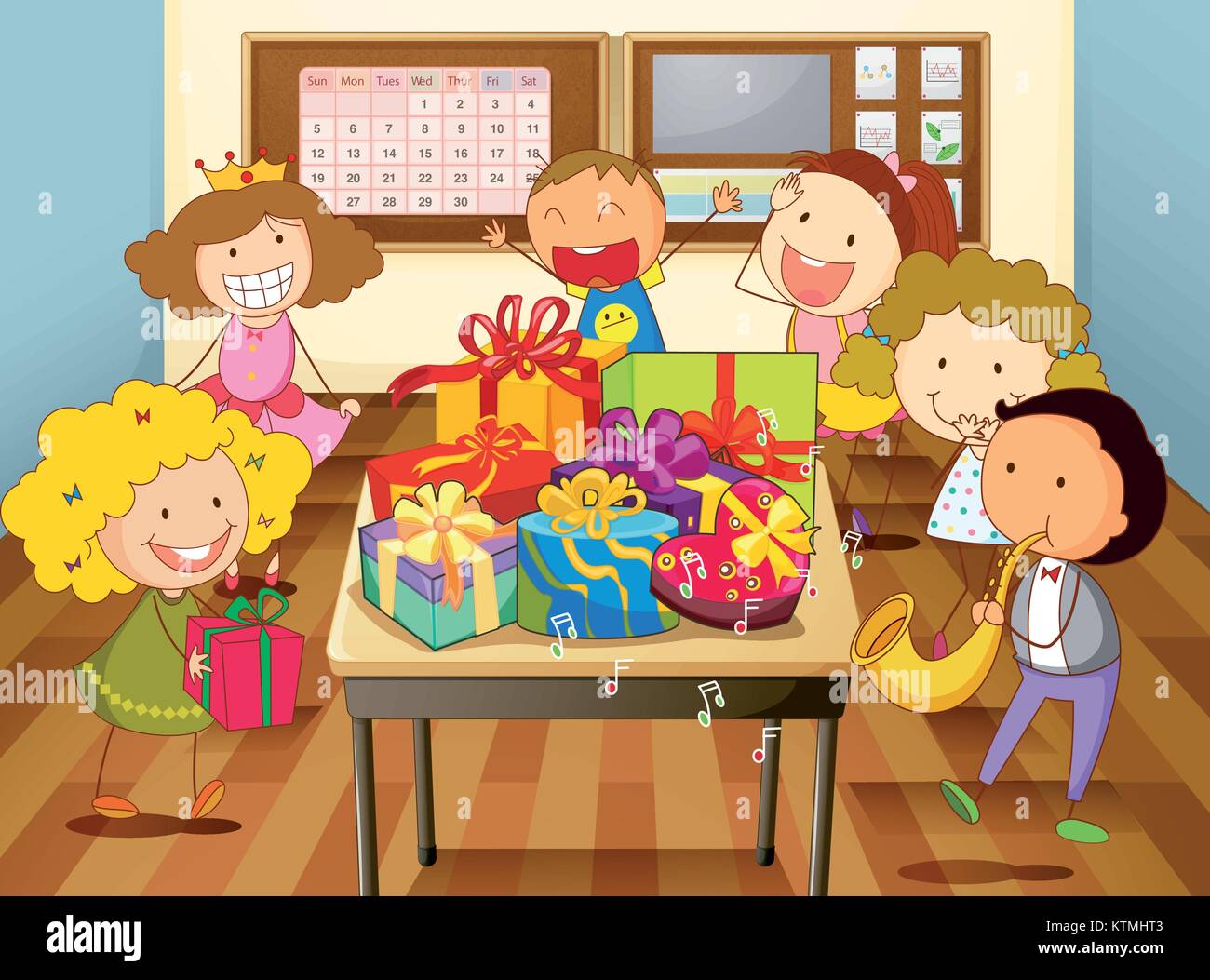 Kids Celebrating Clipart