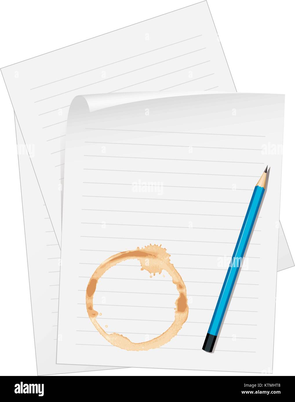 Vector illustration stack lined Stock Vector Images - Alamy