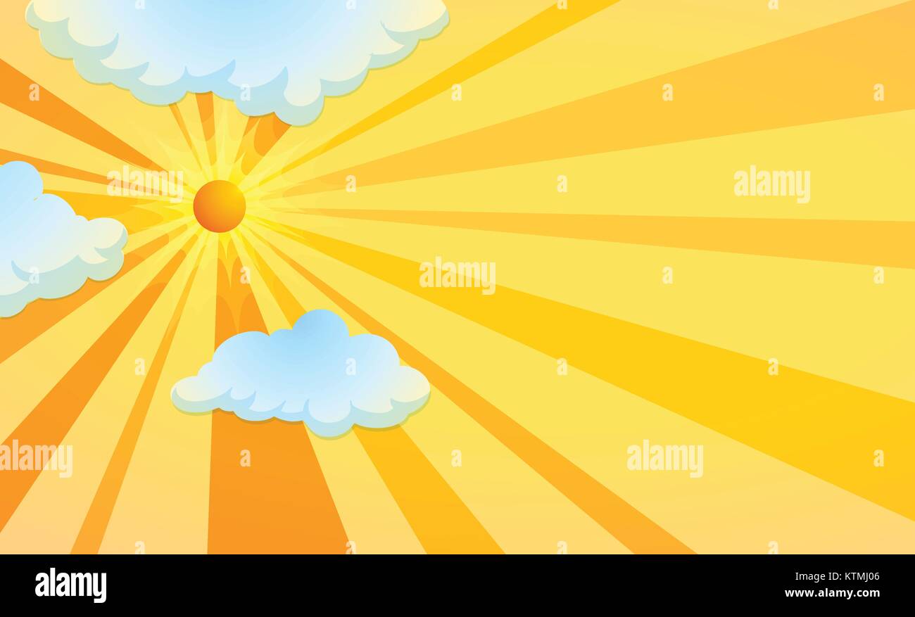 illustration of light rays in the sky Stock Vector Image & Art - Alamy