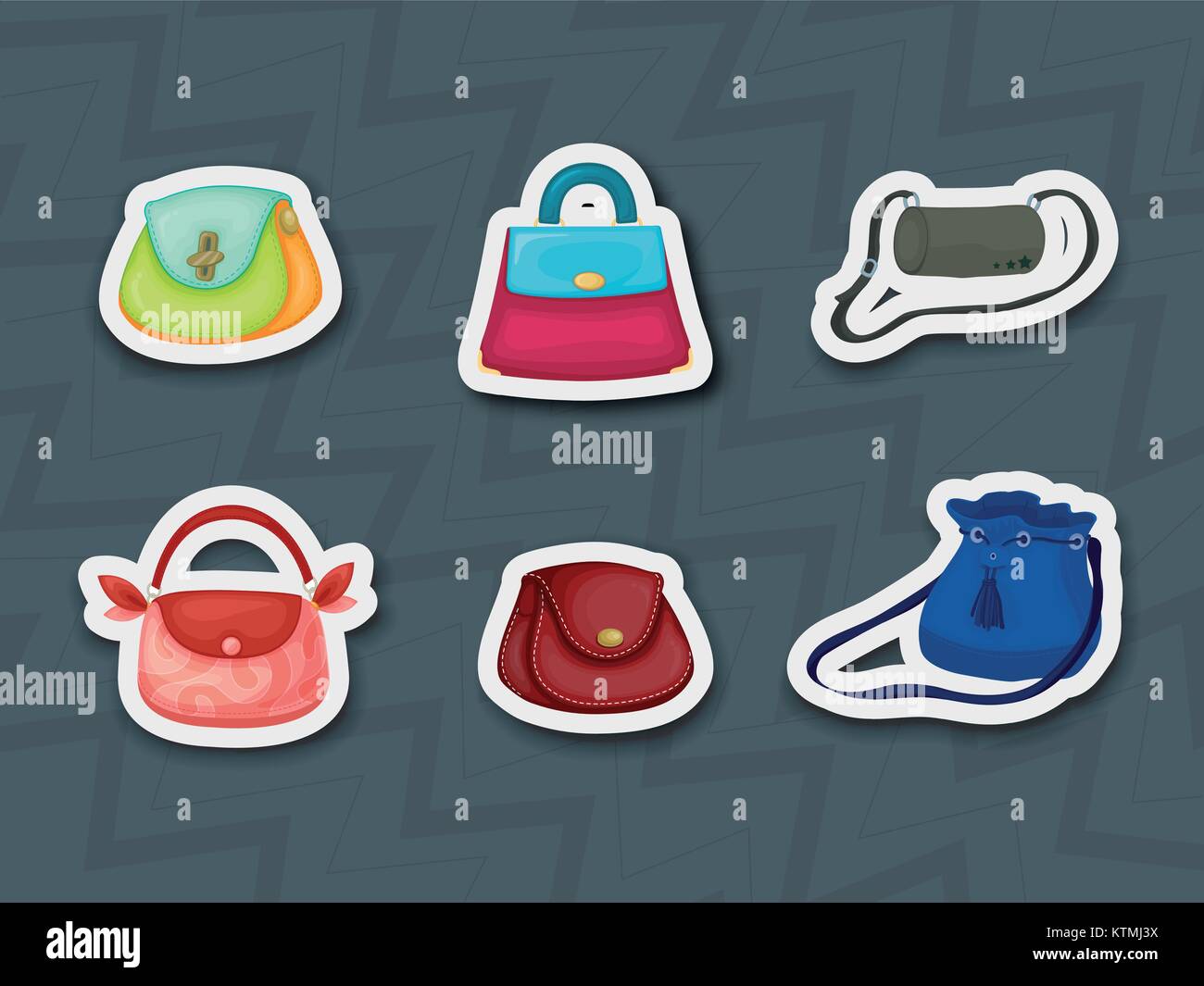 Designer handbag Stock Vector Images - Alamy