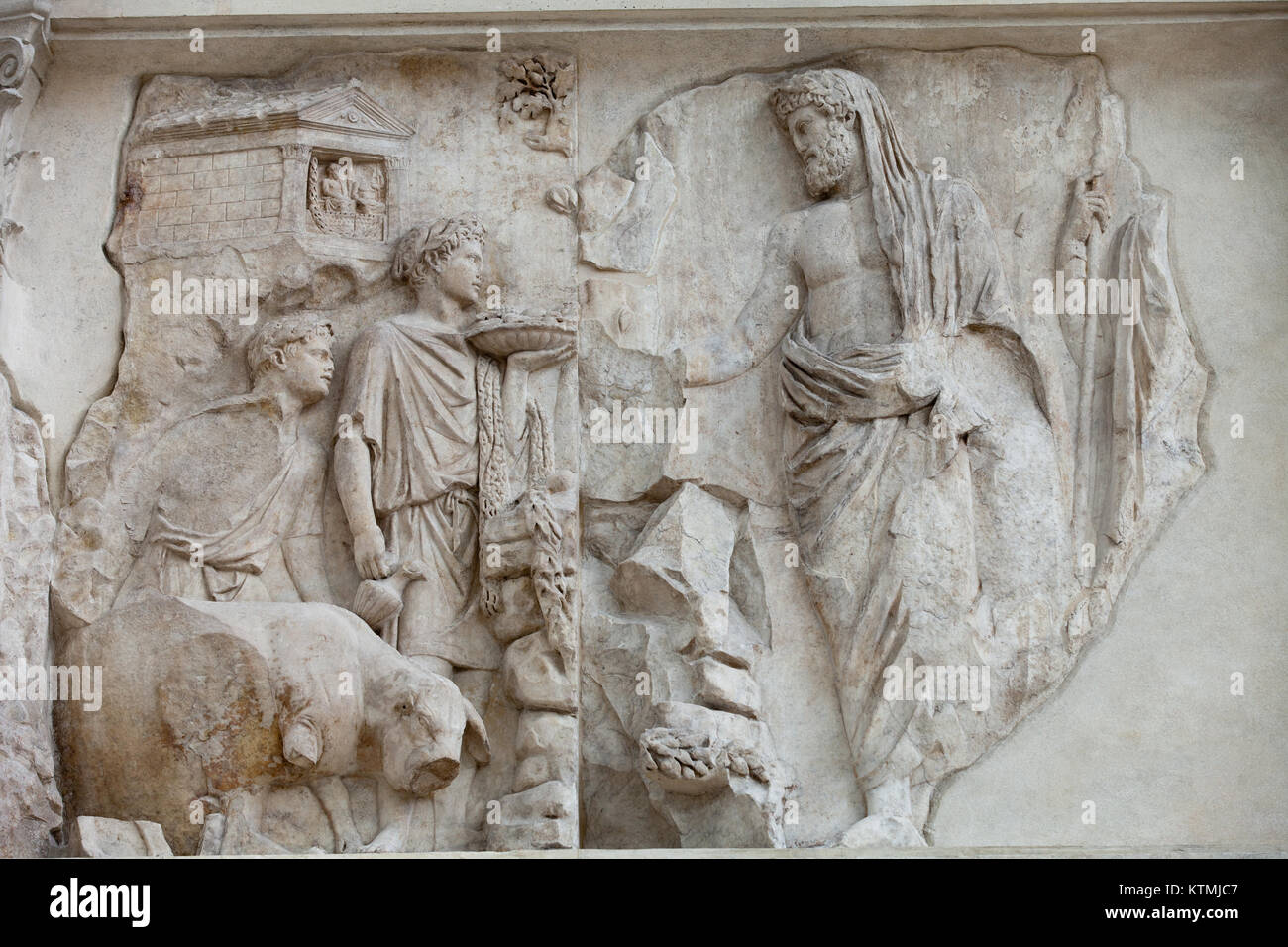 Rome - Ara Pacis, Altar of Augustan Peace Stock Photo - Alamy