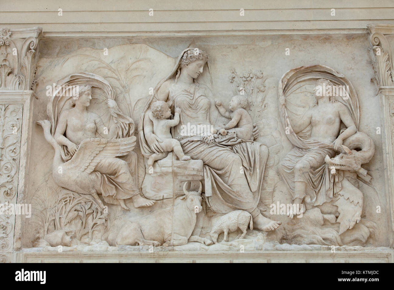 Rome - Ara Pacis, Altar of Augustan Peace Stock Photo - Alamy