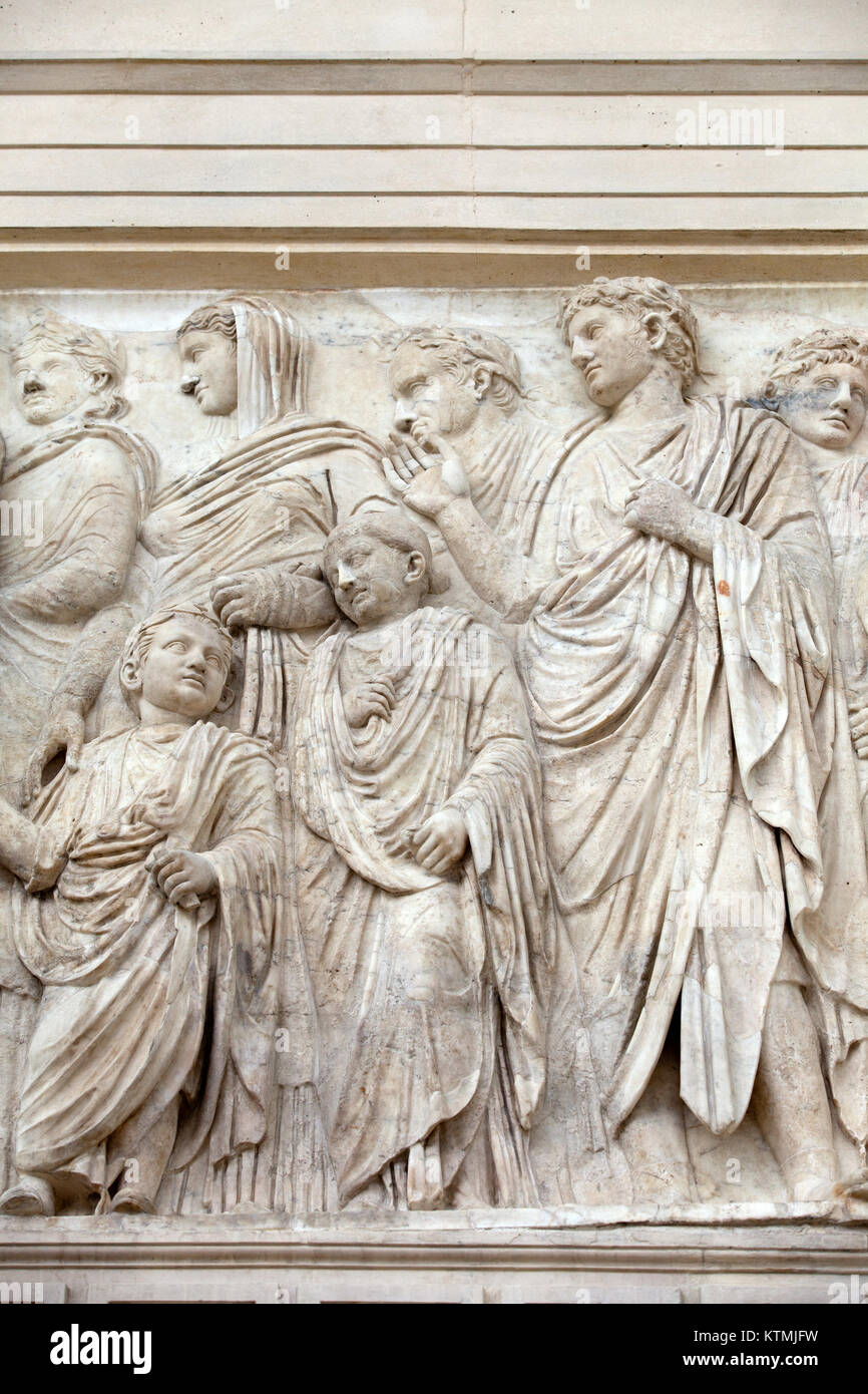 Rome - Ara Pacis, Altar of Augustan Peace Stock Photo - Alamy