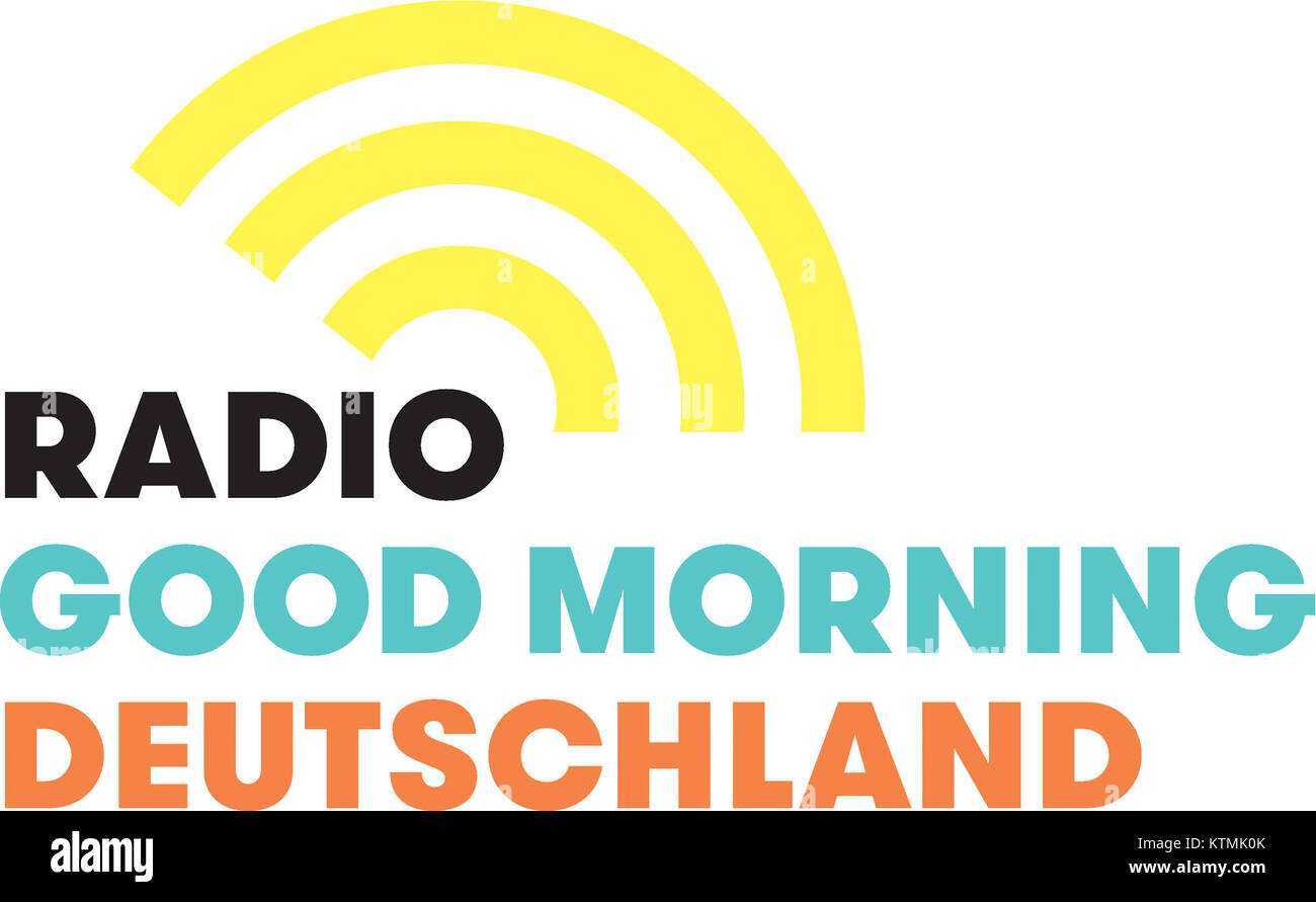 The 'Good Morning Deutschland' radio logo represents a popular morning ...