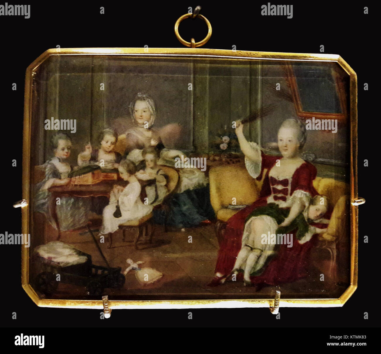 The portrait of Maria Theresa with her children showcases the Austrian ...