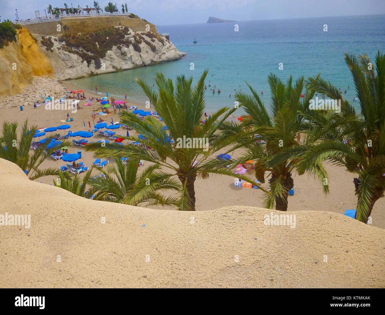 Benidorm Cala del Mal Pas is a scenic coastal area in Spain, offering ...
