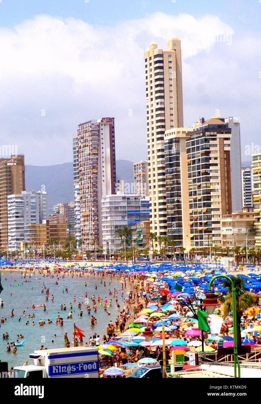 Benidorm Playa de Poniente 24 Stock Photo - Alamy