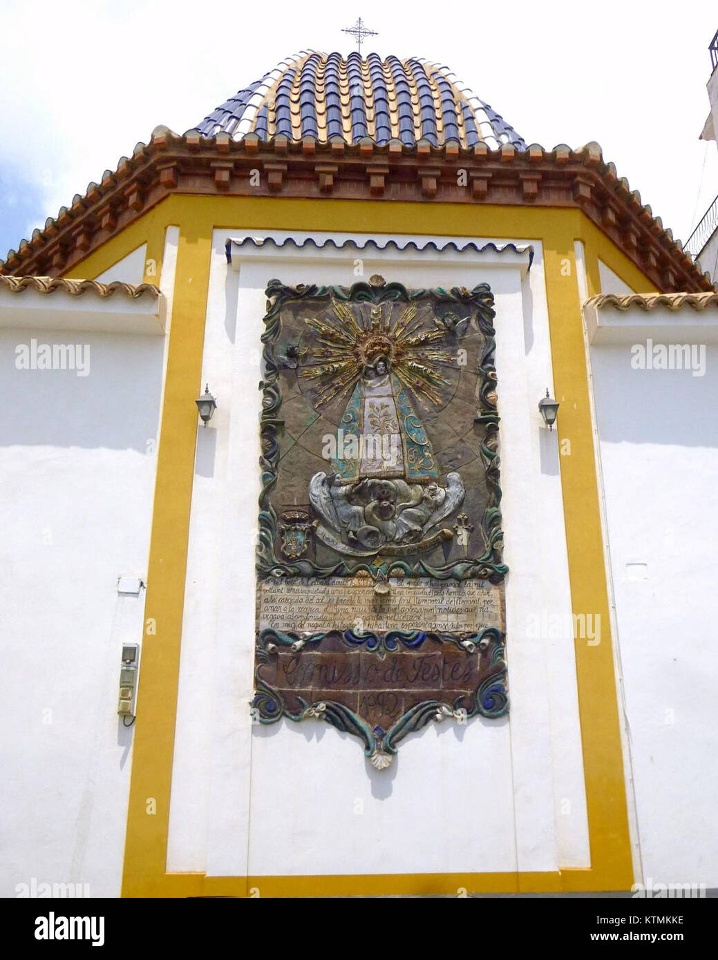Iglesia de San Jaime y Santa Ana in Benidorm, Spain, is a historic ...