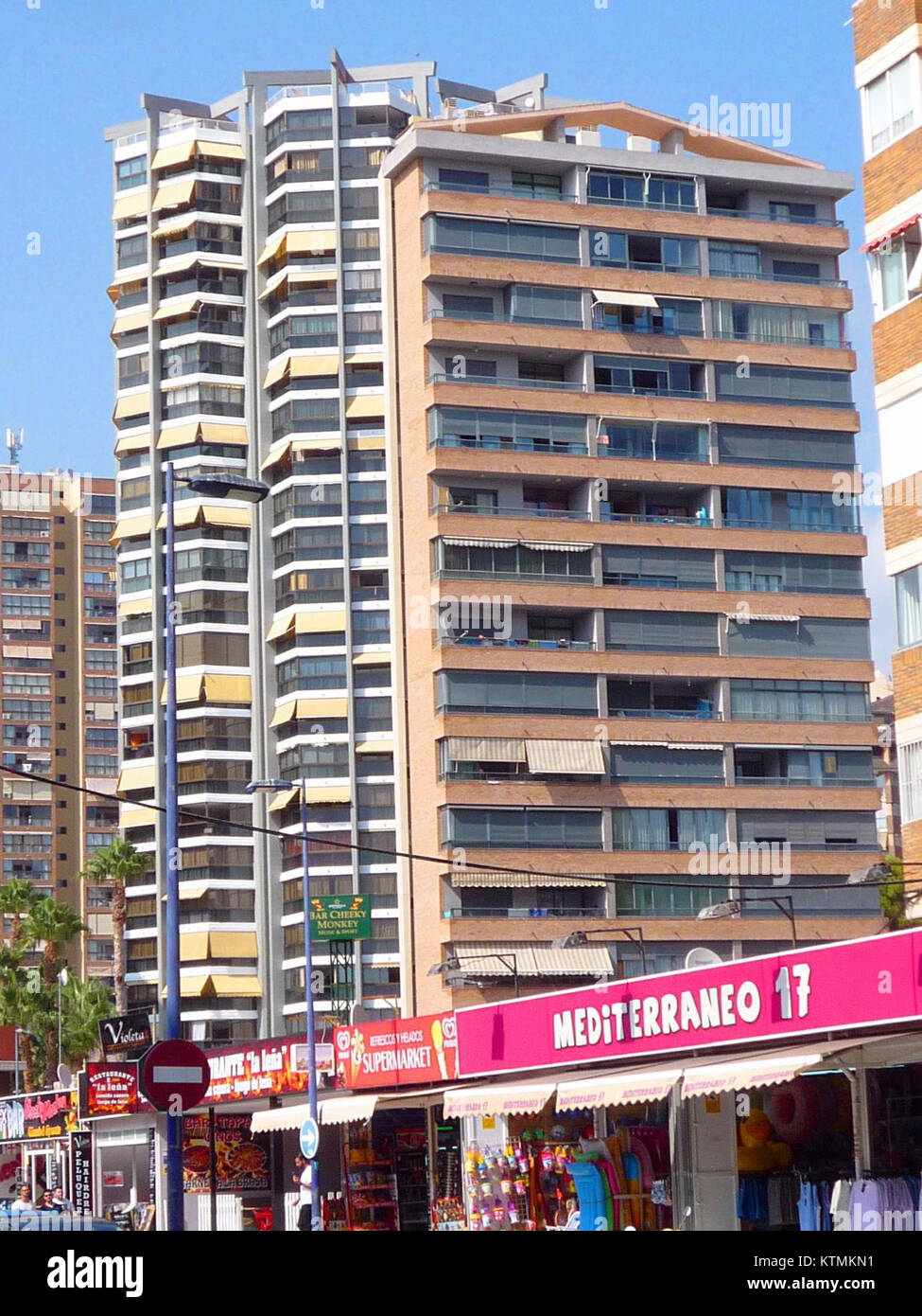Benidorm is a popular coastal city located on the Mediterranean Sea in ...