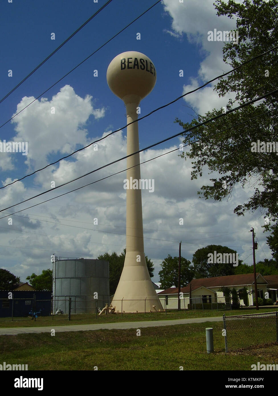 The Beasley Water Tower is a significant structure in the town of ...
