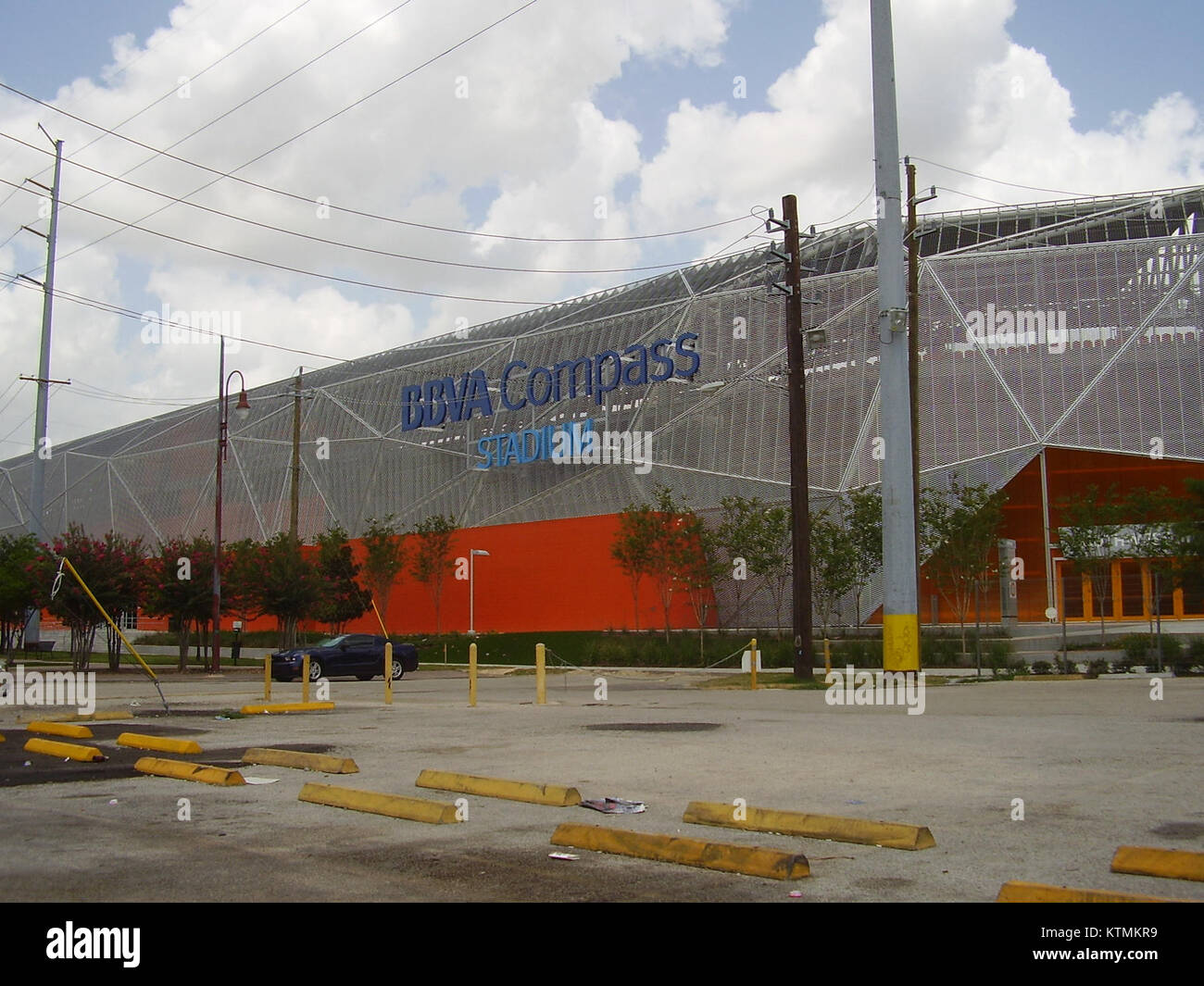 A view of the BBVA Compass Stadium, home to the Houston Dynamo ...