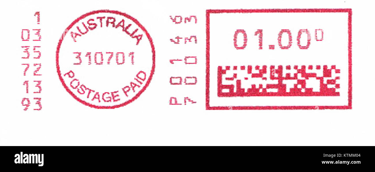 Australia stamp hi-res stock photography and images - Alamy