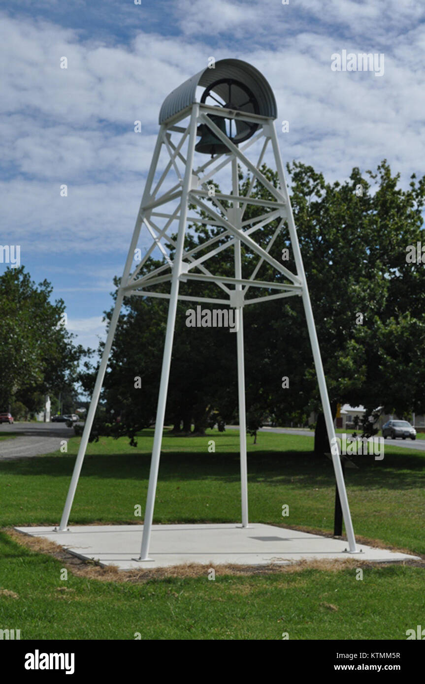 Bell Tower Yinnar Stock Photo - Alamy