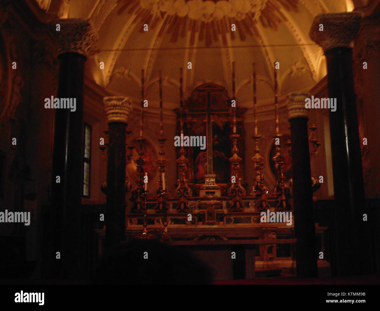 An interior view of the Basilica of Sant'Apollinare Nuovo in Ravenna ...