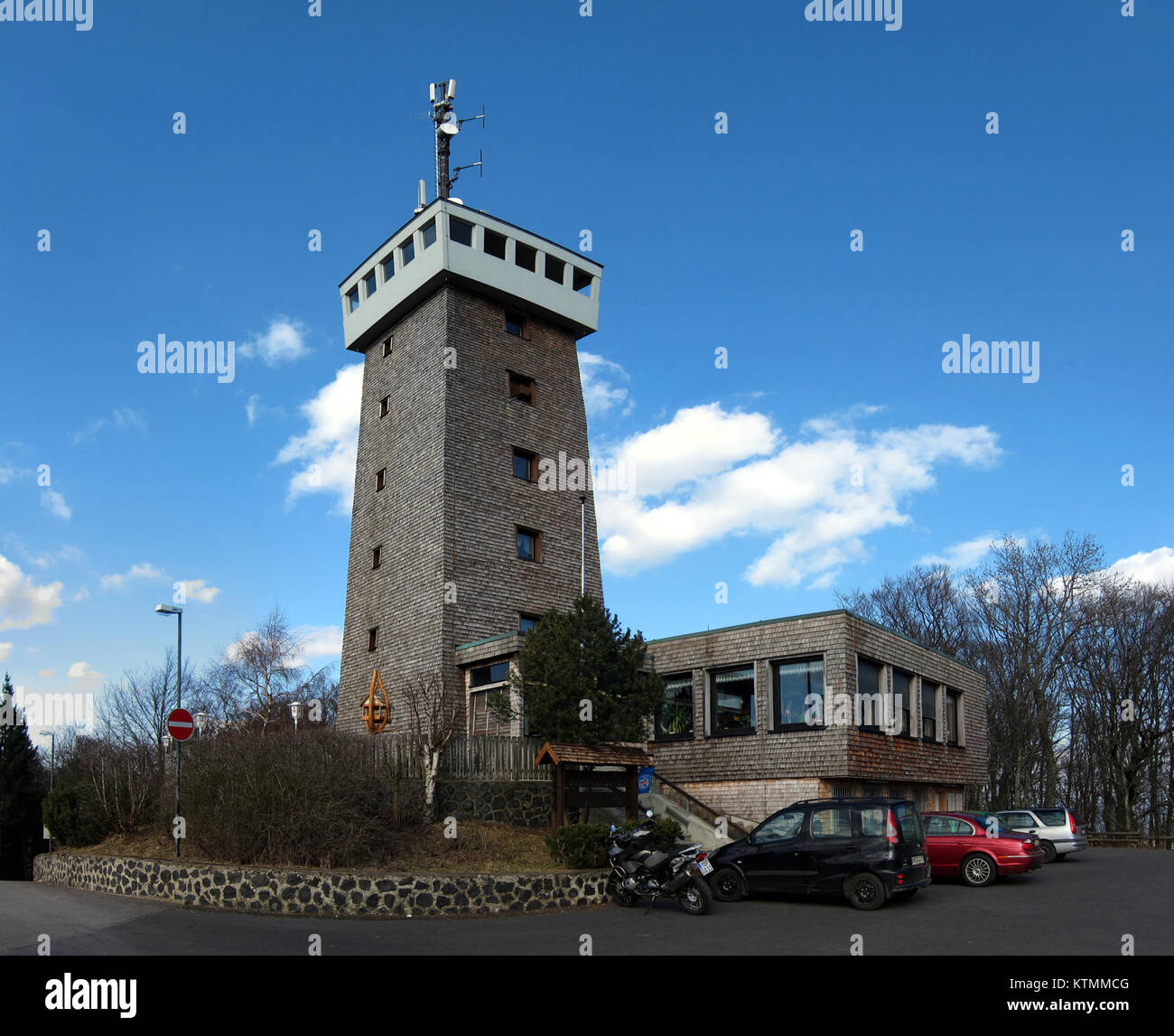 The Aussichtsturm Rother Kuppe is a lookout tower in Germany, offering ...