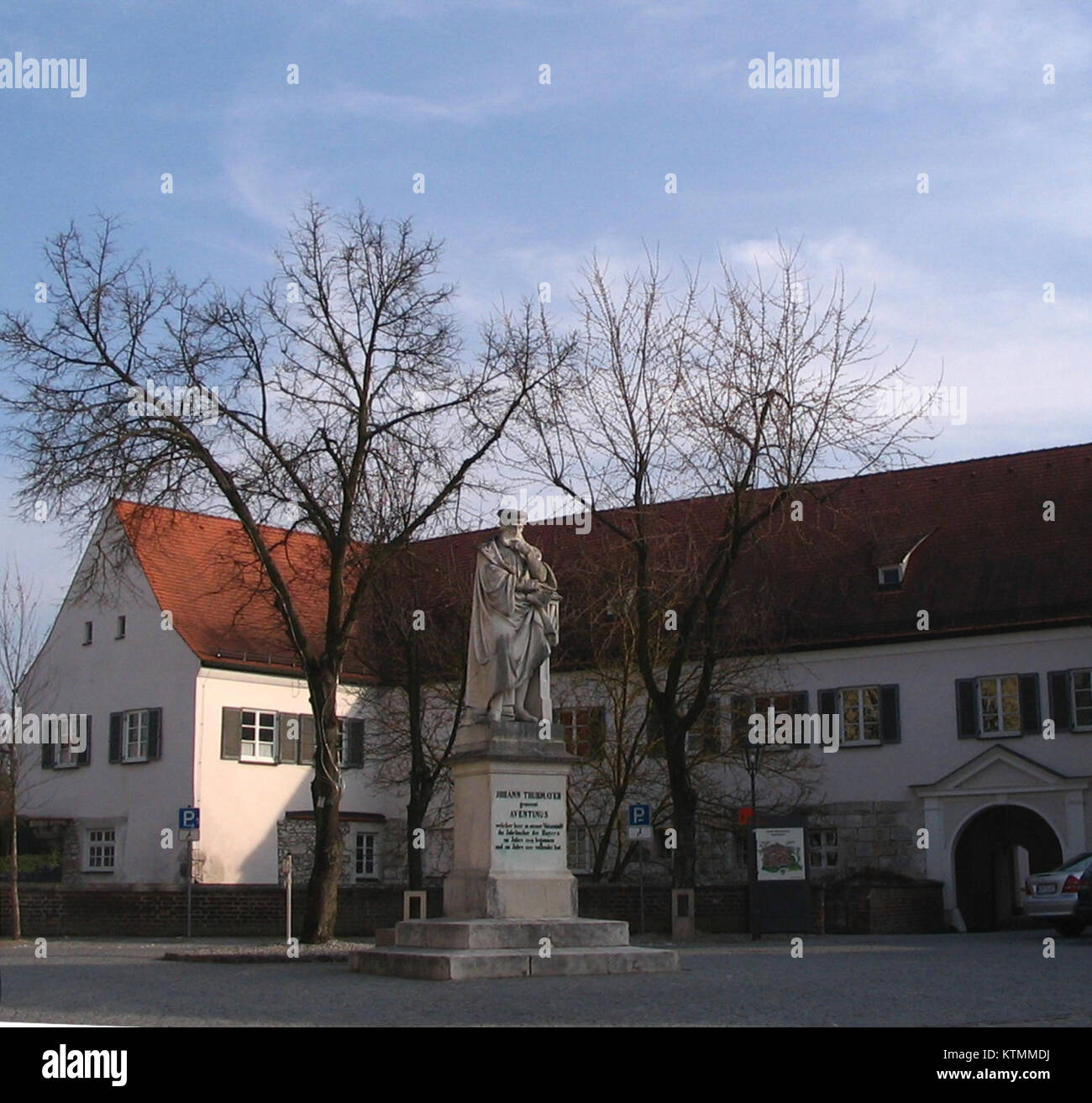 Aventinus Denkmal is a monument located in Abensberg, Bavaria ...