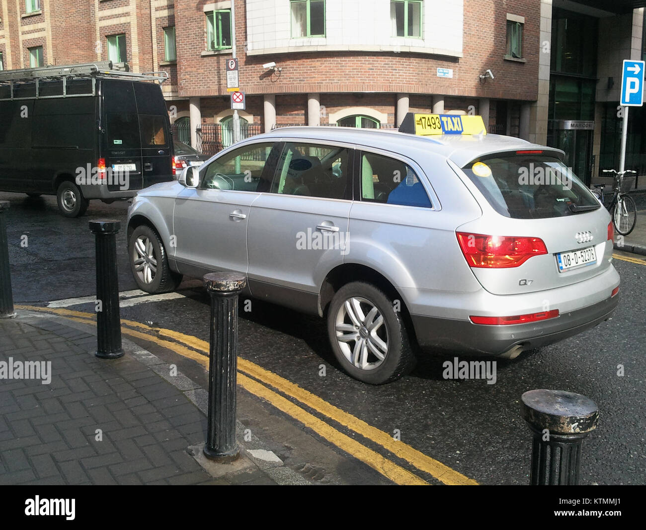 The Audi Q7, known for its luxury and performance, is used as a taxi ...