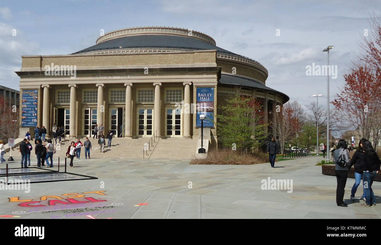 Bailey Hall is an iconic auditorium located on the campus of Cornell ...