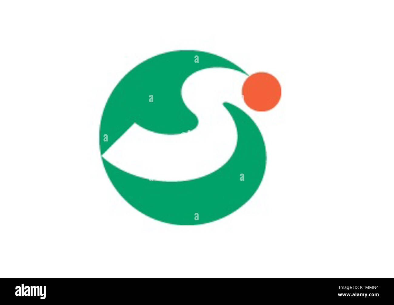 The flag of Sakai, Fukui, represents the local identity of Sakai, a ...