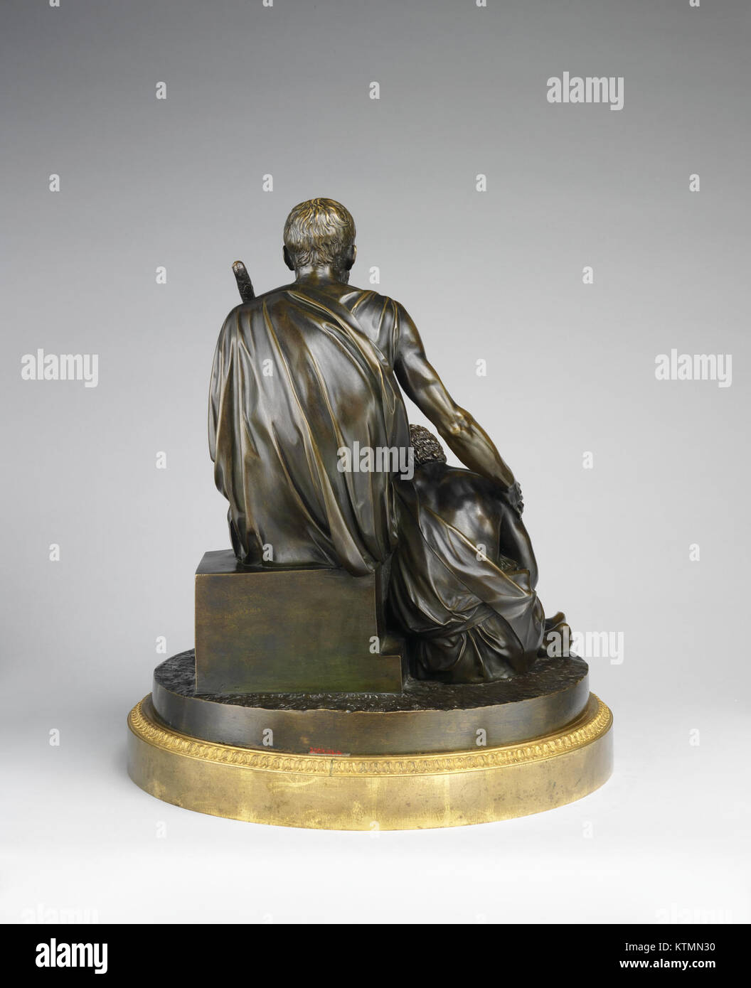 This artwork depicts Belisarius, a prominent Byzantine general, with ...