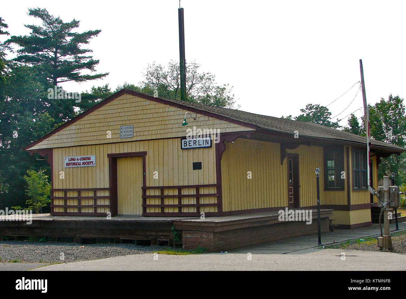 Berlin NJ Depot Stock Photo - Alamy