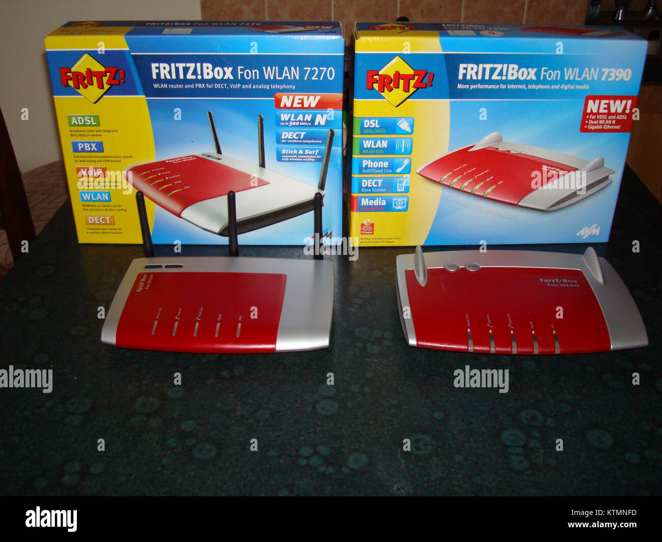 The AVM Fritz!Box 7270 and 7390 are dual-band wireless routers known ...