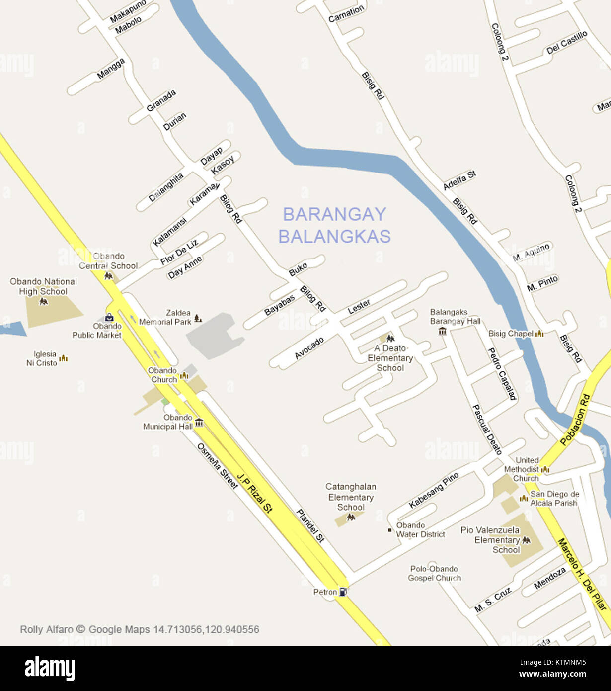 Balangkas Map is a reference to a geographical or historical map ...