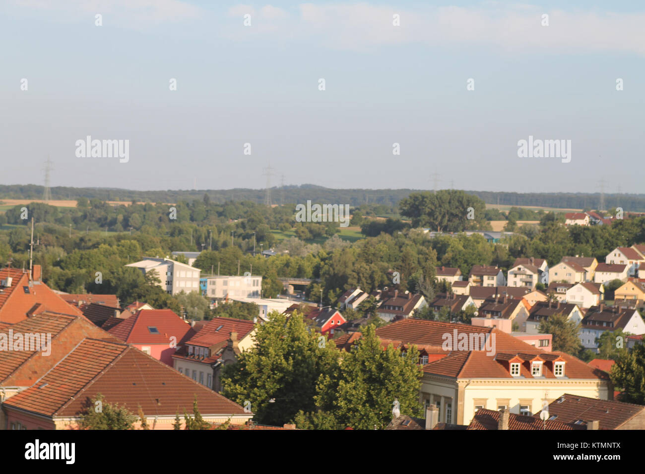 The 'Aussicht Riesenrad' in Bretten, Germany, is a giant Ferris wheel ...