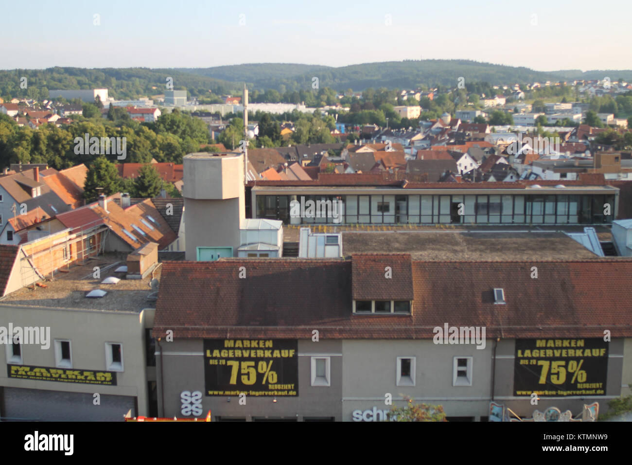 The image titled 'Aussicht Riesenrad Bretten' taken in 2011, shows the ...