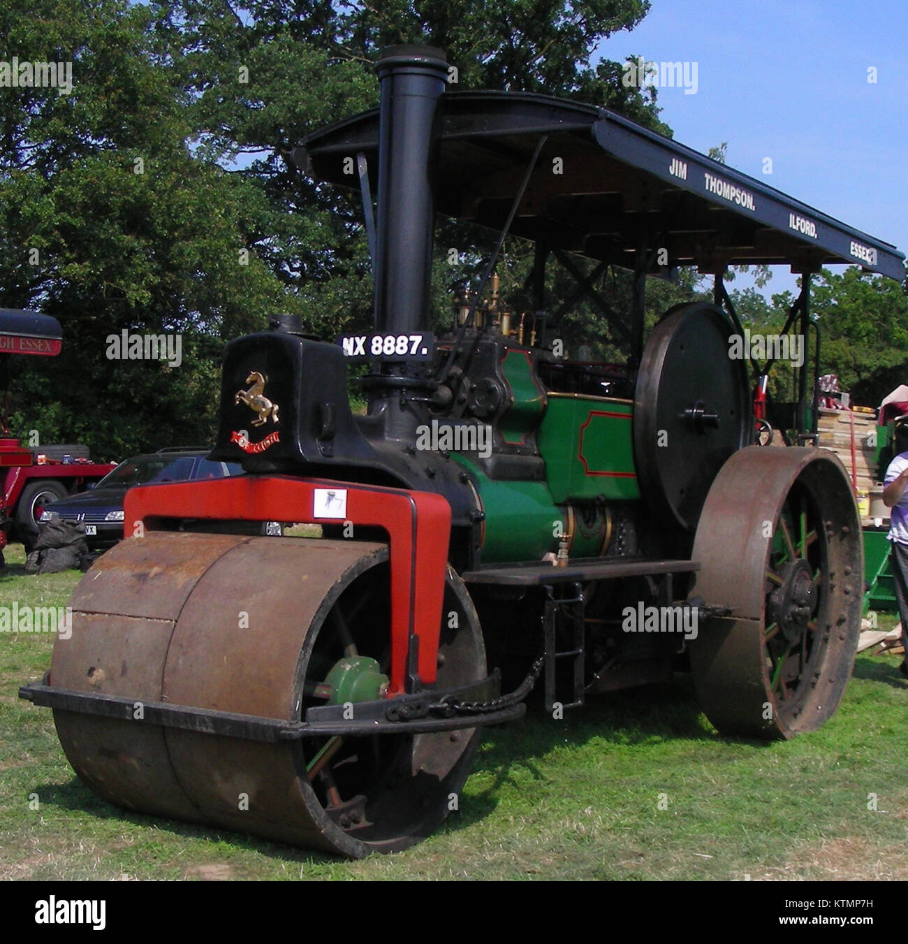 The Aveling & Porter road roller, a key piece of road construction ...